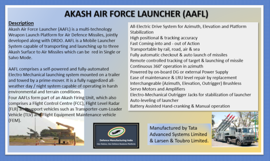 Akash Air Force Launcher (AAFL) – India's War Factories