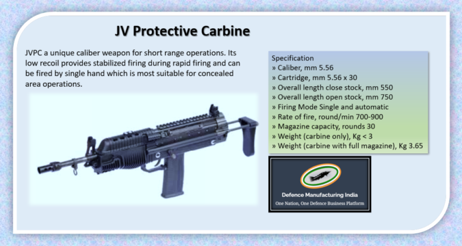 JV Protective Carbine – India's War Factories