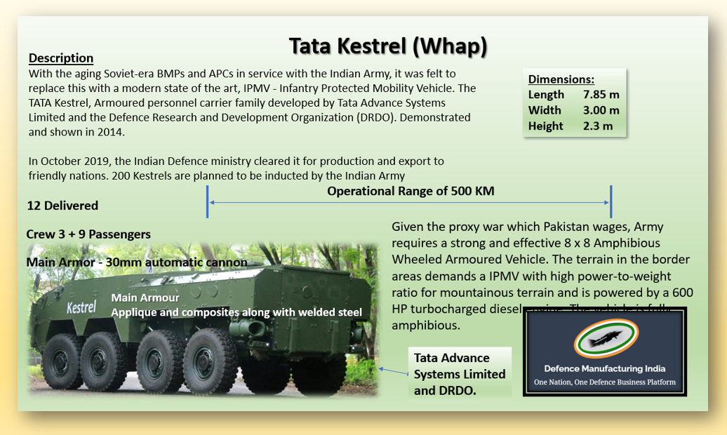 Tata Kestrel (Whap) – India's War Factories