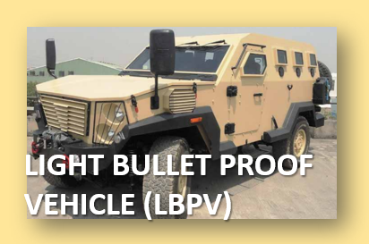 Light Bullet Proof Vehicle – India's War Factories